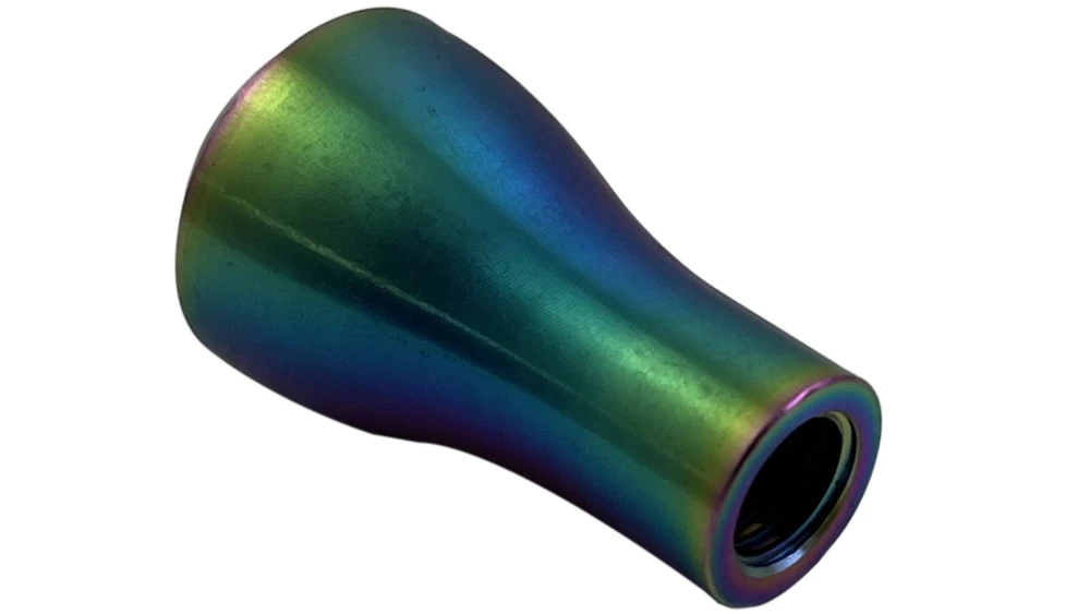 Intermediate sized bolt knob - titanium (burnt finish) - 5/16"x24 TPI