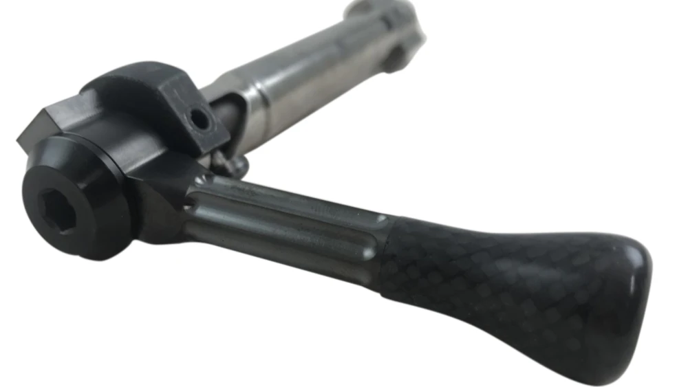 Savage fluted titanium bolt handle